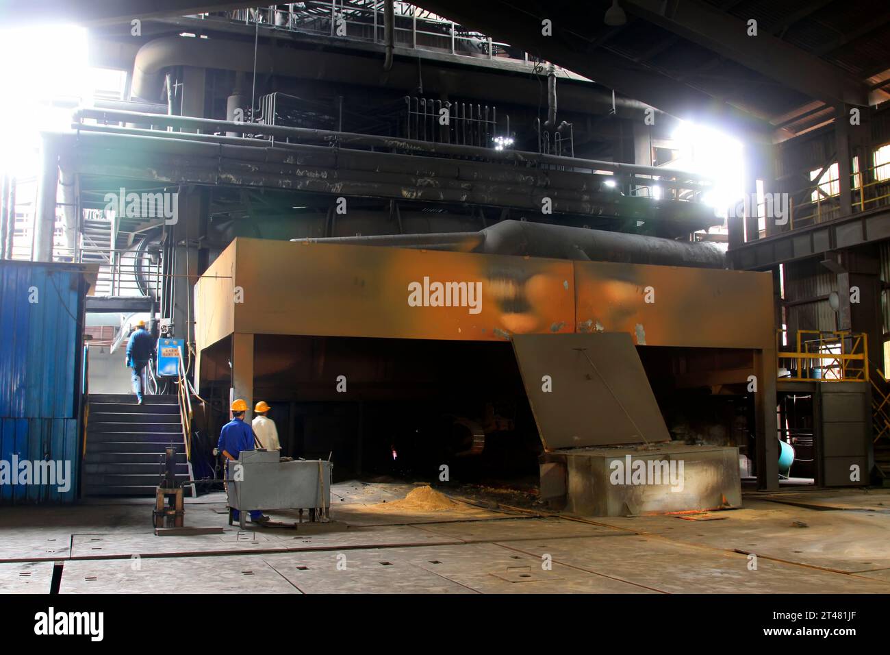 Blast furnace operation hi-res stock photography and images - Alamy