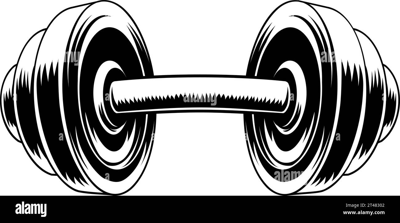 Dumb Bell Gym Weight Weightlifting Dumbbell Icon Stock Vector Image ...