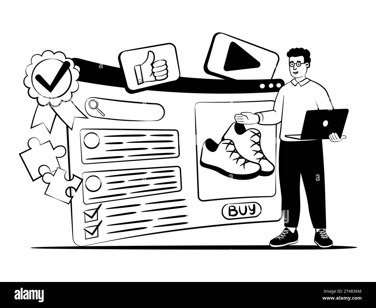 Team talk drawing Stock Vector Images - Alamy