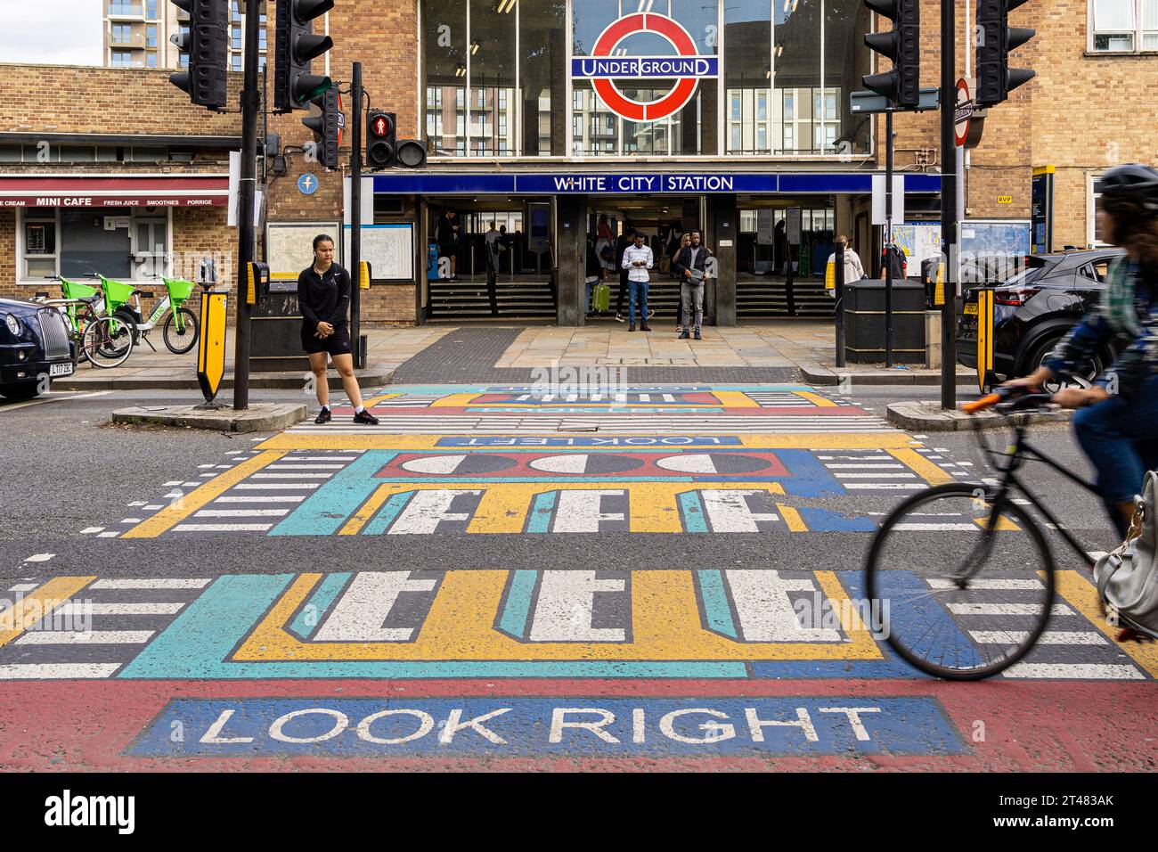 White City Underground station, Shepperd's Bush, London, England, UK ...