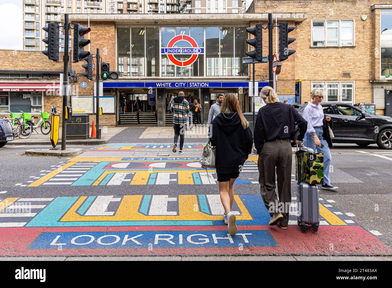 White City Underground station, Shepperd's Bush, London, England, UK ...