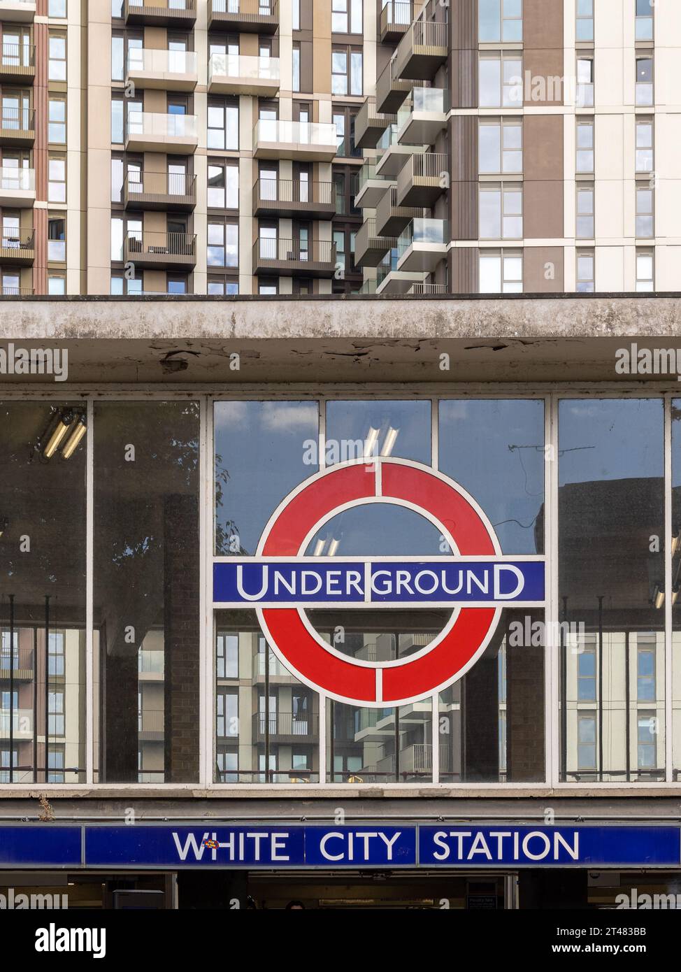 White City Underground station, Shepperd's Bush, London, England, UK ...