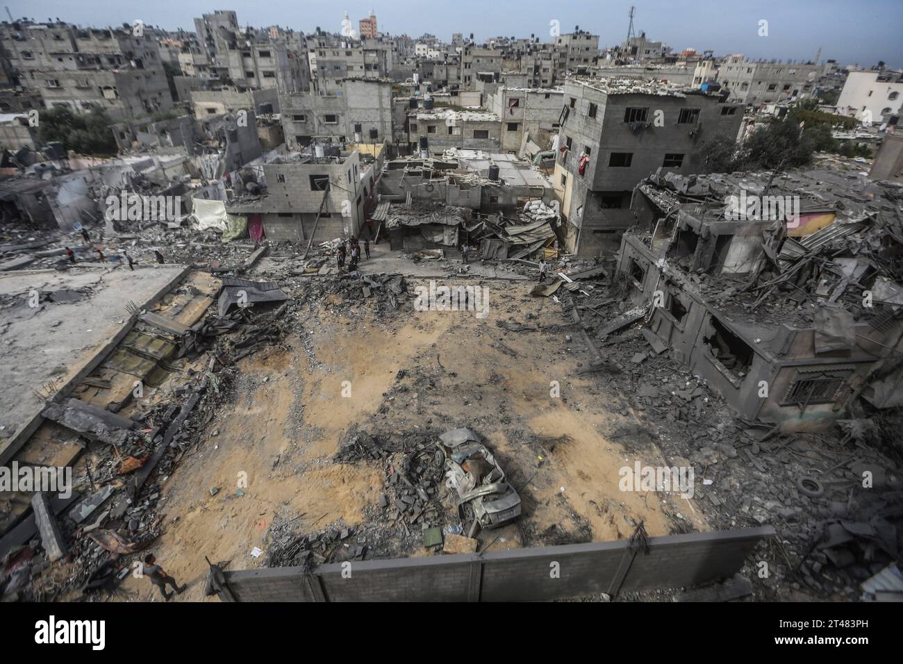 Al Bureij, Palestinian Territories. 29th Oct, 2023. A general view of ...