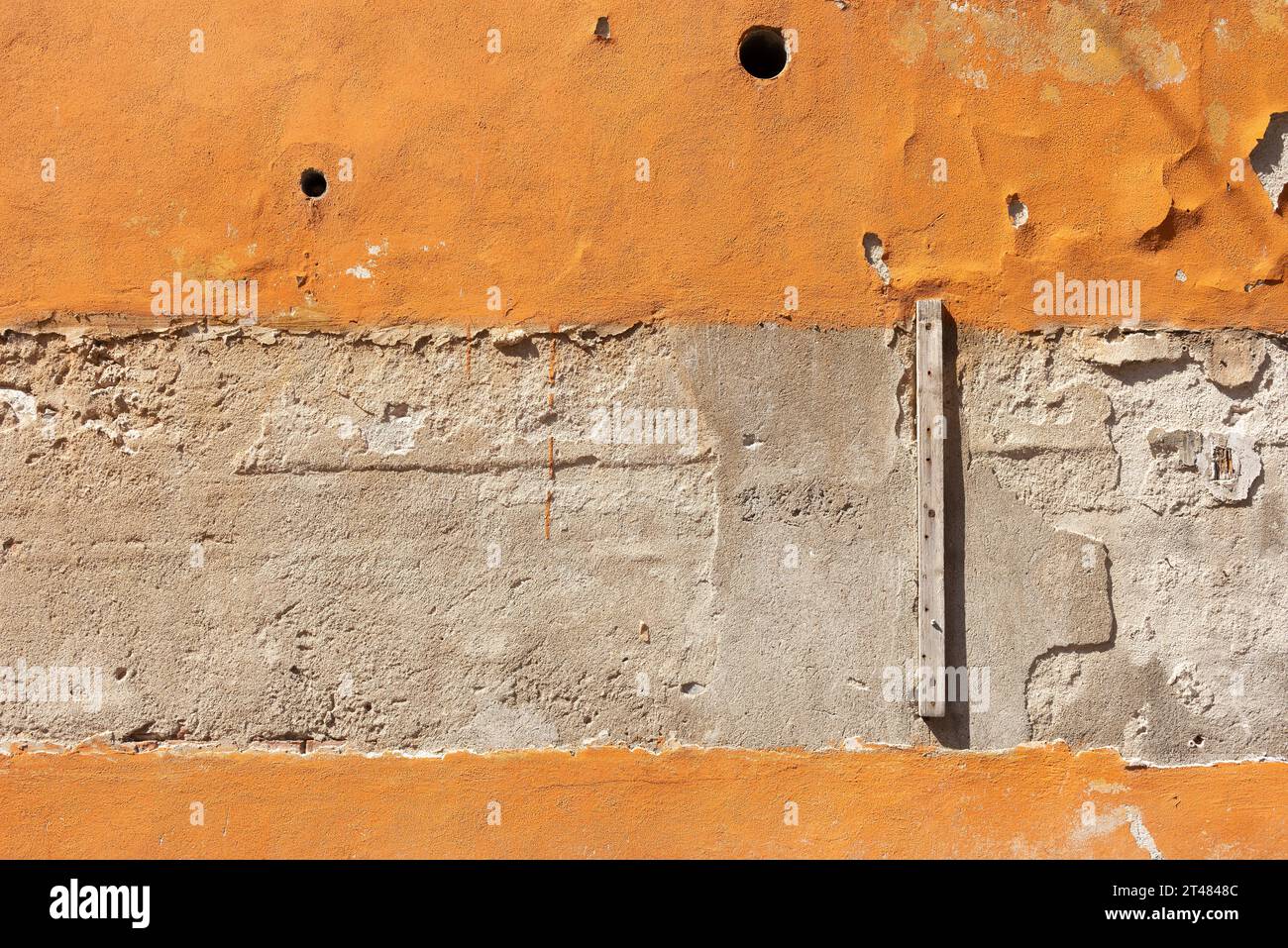 Old orange wall texture in Pisa, Italy Stock Photo - Alamy