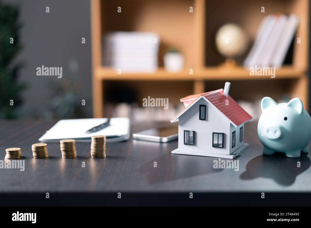 Realtor house on desktop hi-res stock photography and images - Alamy
