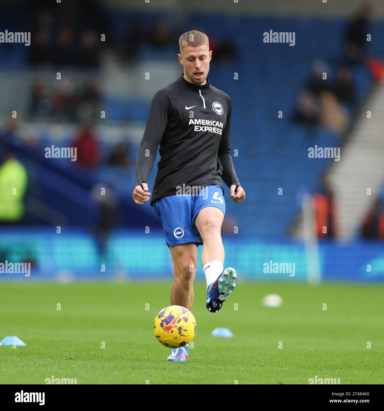 Brighton And Hove, UK. 29th Oct, 2023. Adam Webster of Brighton & Hove ...