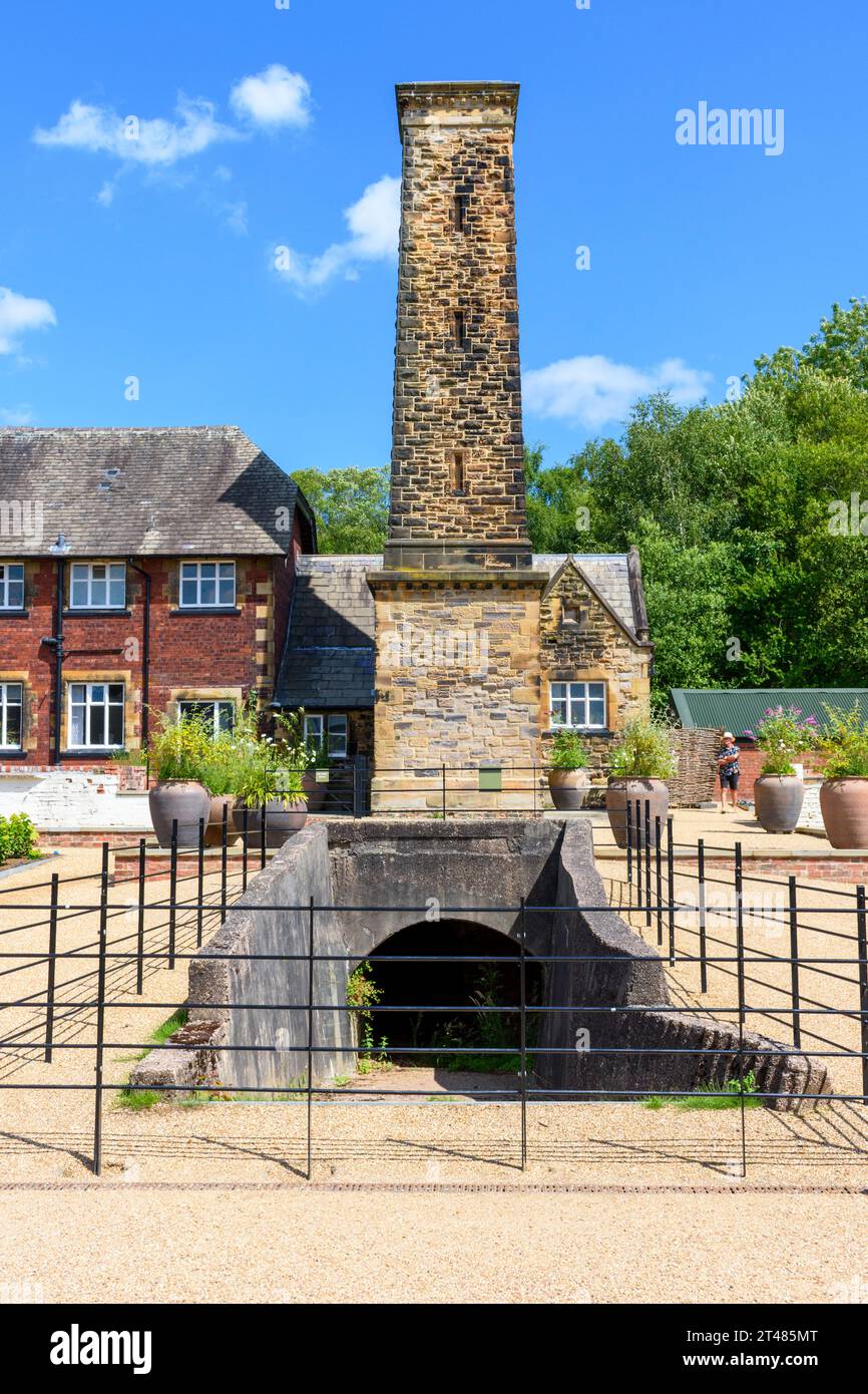 The bothy and chimney stack of the former boiler house at RHS ...