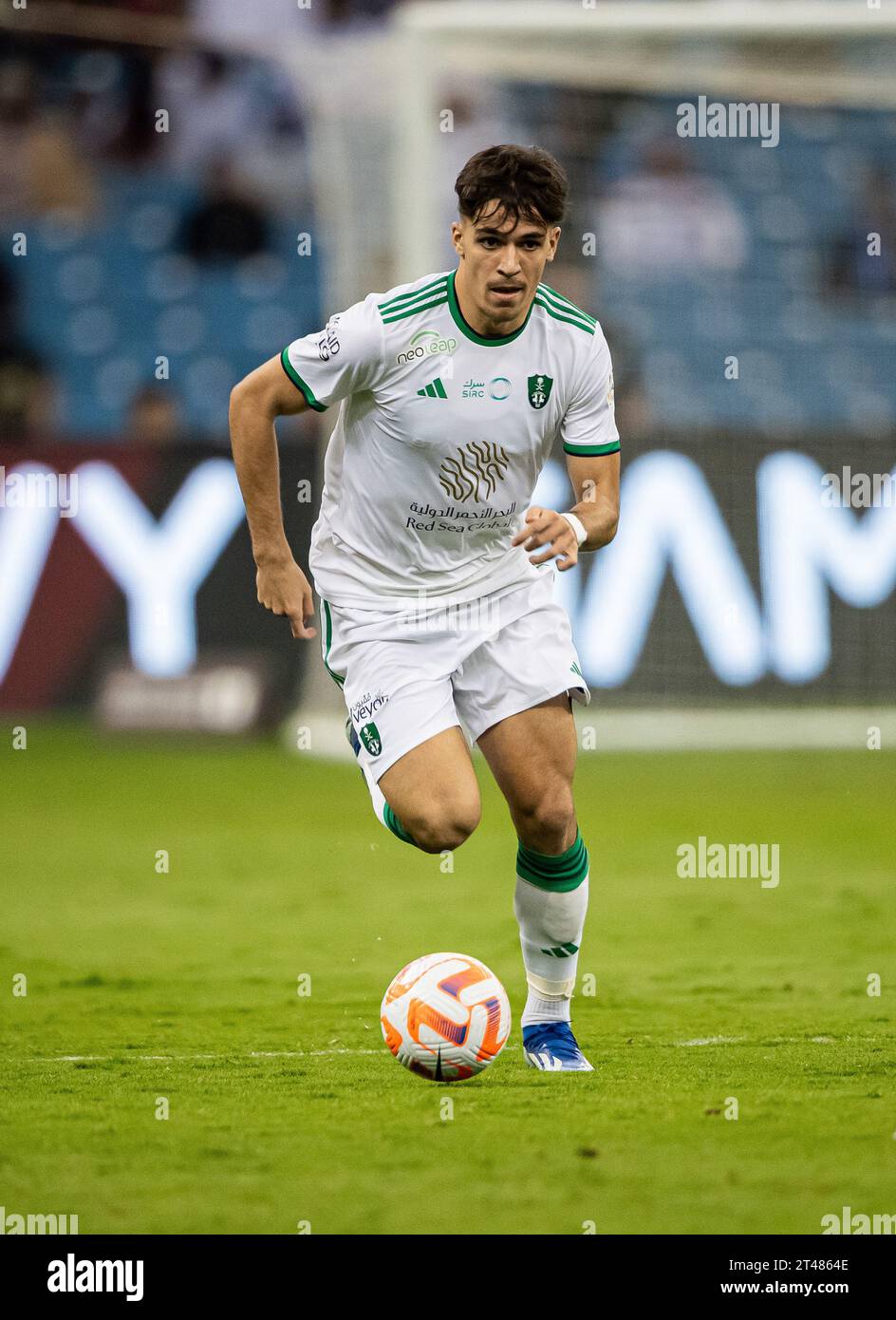 Gabriel Veiga of Al-Ahli SFC during the Match Day 11 of the SAFF Roshn ...