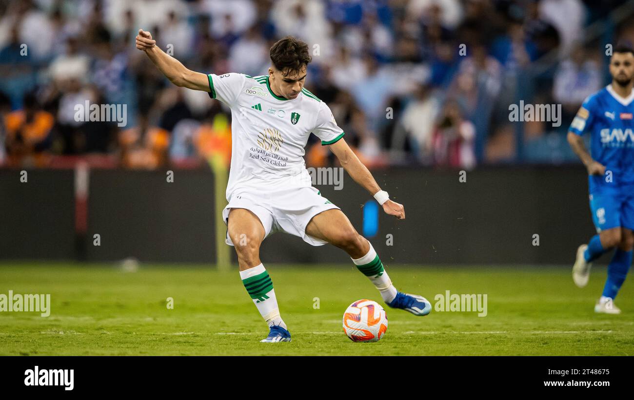 Gabriel Veiga of Al-Ahli SFC during the Match Day 11 of the SAFF Roshn ...