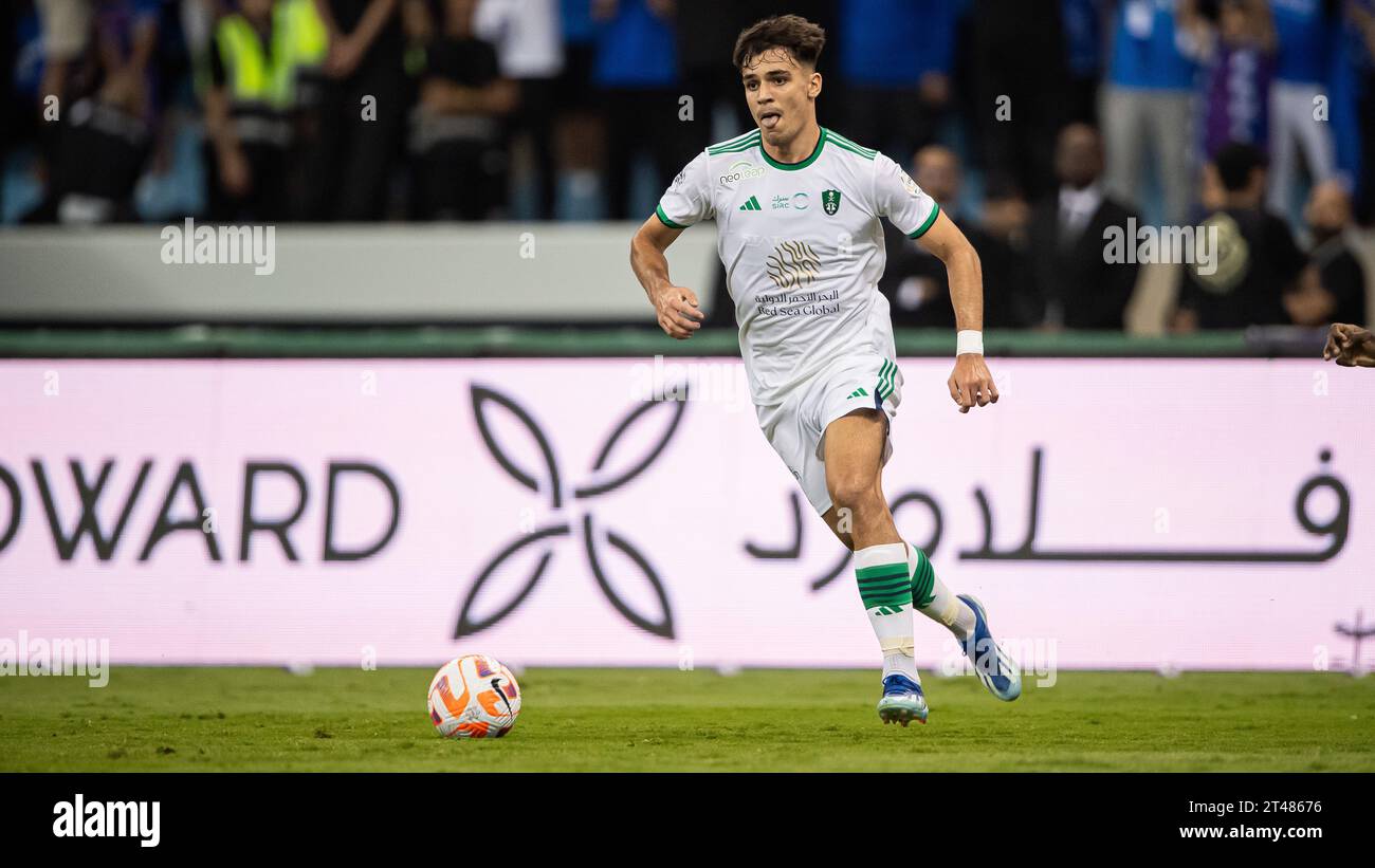 Gabriel Veiga of Al-Ahli SFC during the Match Day 11 of the SAFF Roshn ...