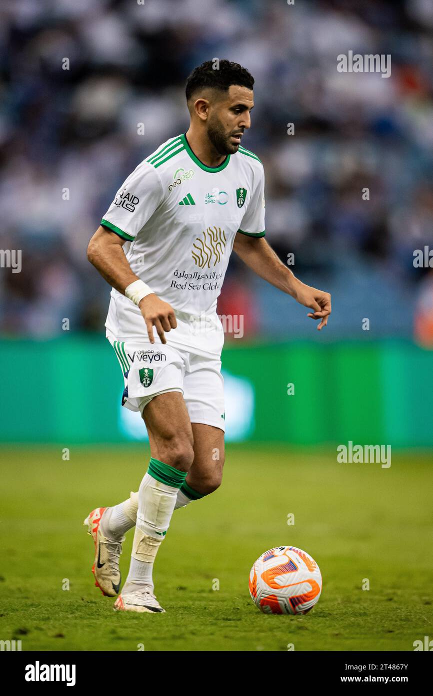 Riyad Karim Mahrez of Al-Ahli SFC during the Match Day 11 of the SAFF ...