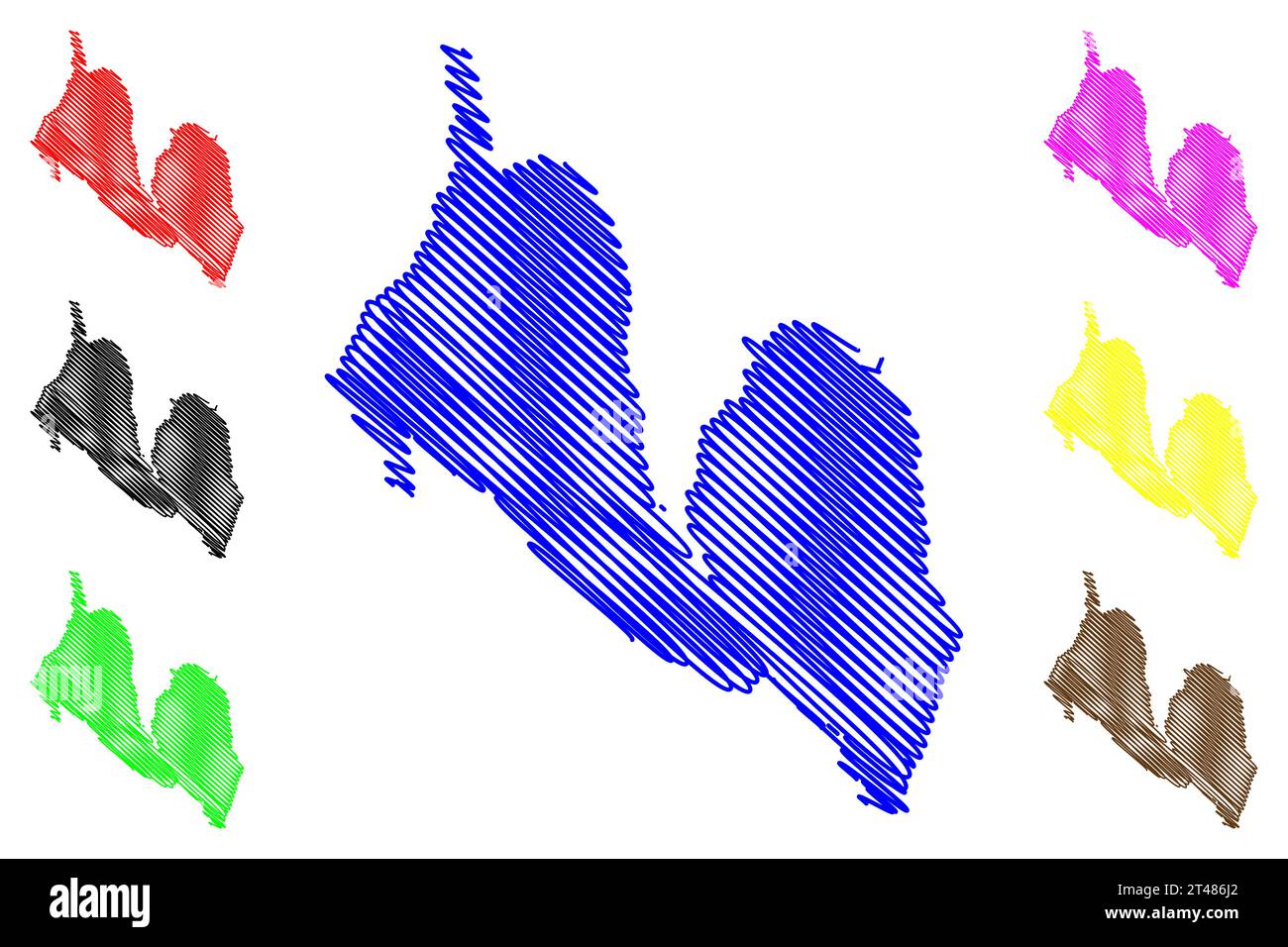 Lake Almanor Reservoir (United States of America, North America, us ...