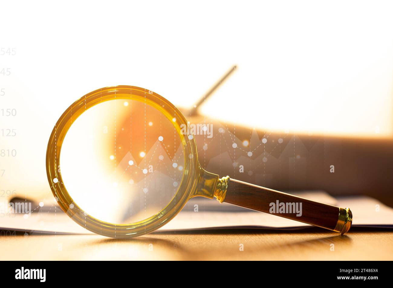 Business growth performance monitoring concept to analyze the success ...