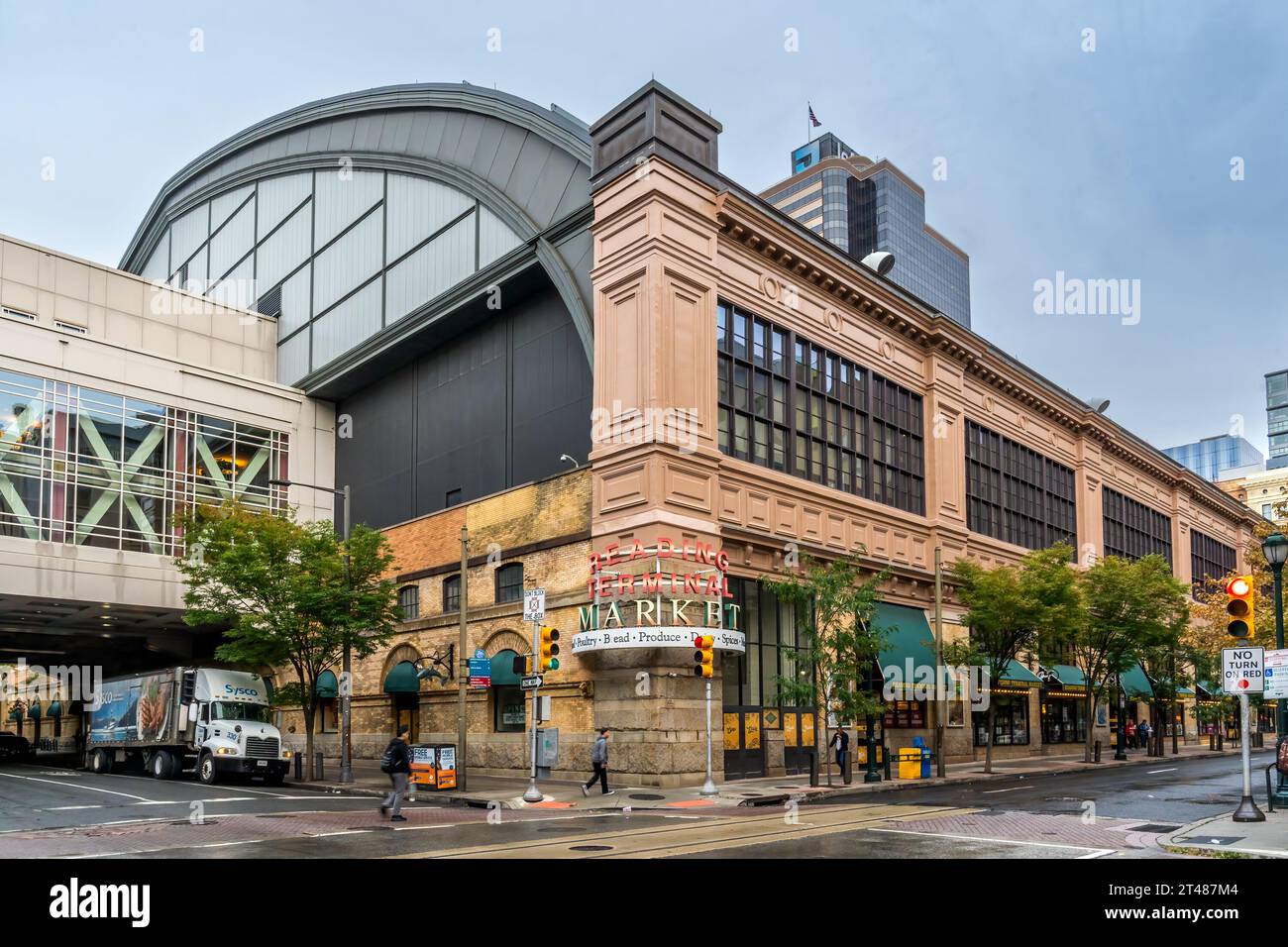Philadelphia, PA – US – Oct 14, 2023 Exterior view of the historic ...