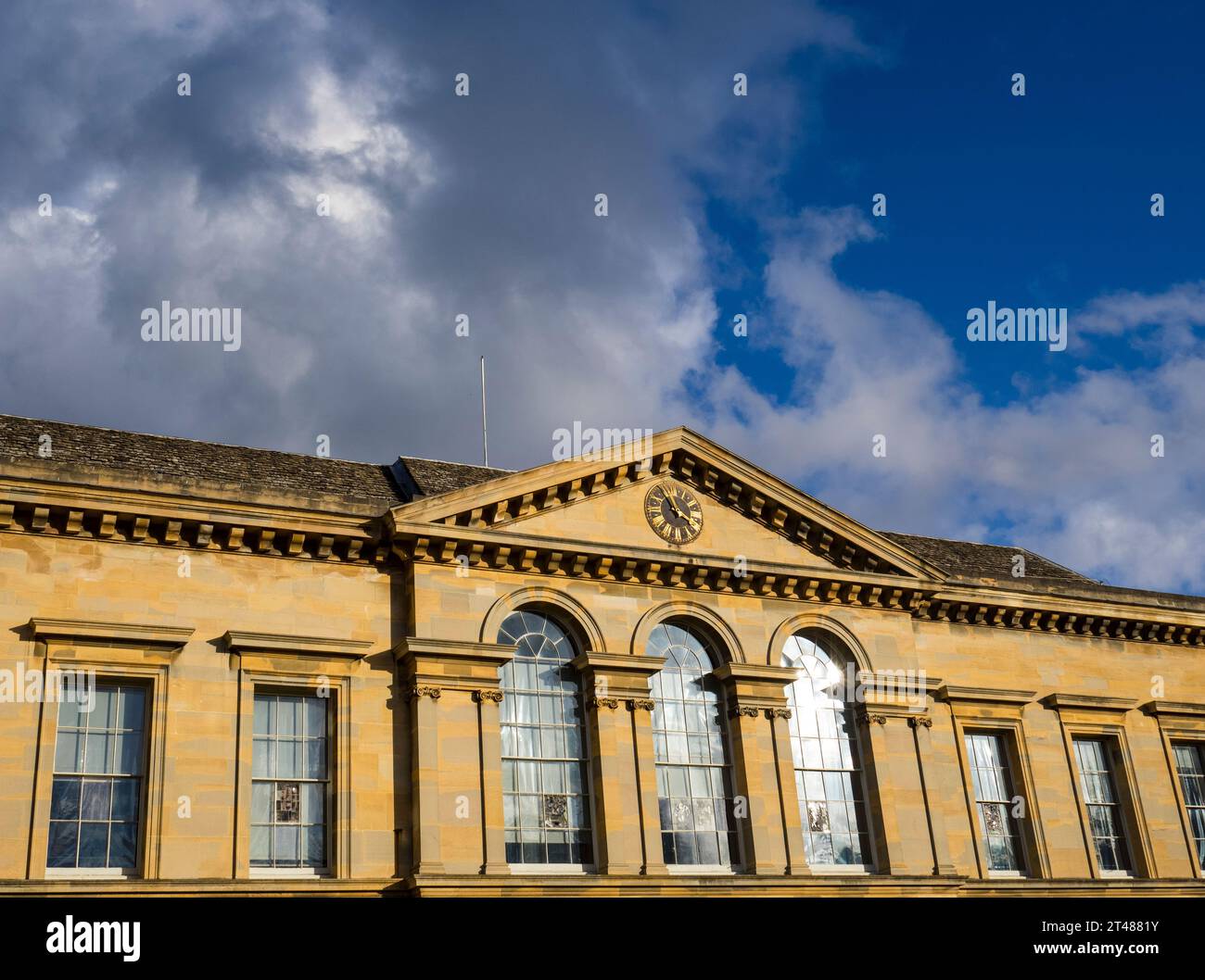 Dramatic Skys above the Worcester College, University of Oxford ...
