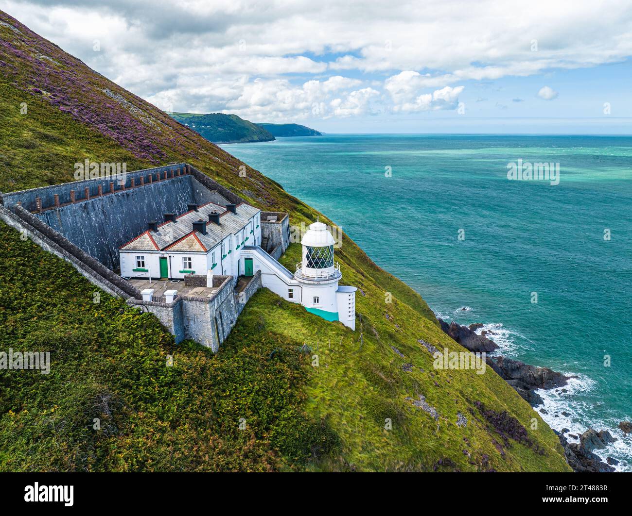 Lighthouse cottage devon hi-res stock photography and images - Alamy
