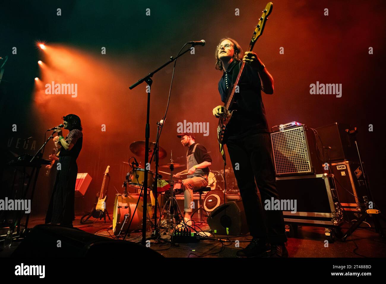 Copenhagen, Denmark. 28th Oct, 2023. The Swedish band Melby performs a ...