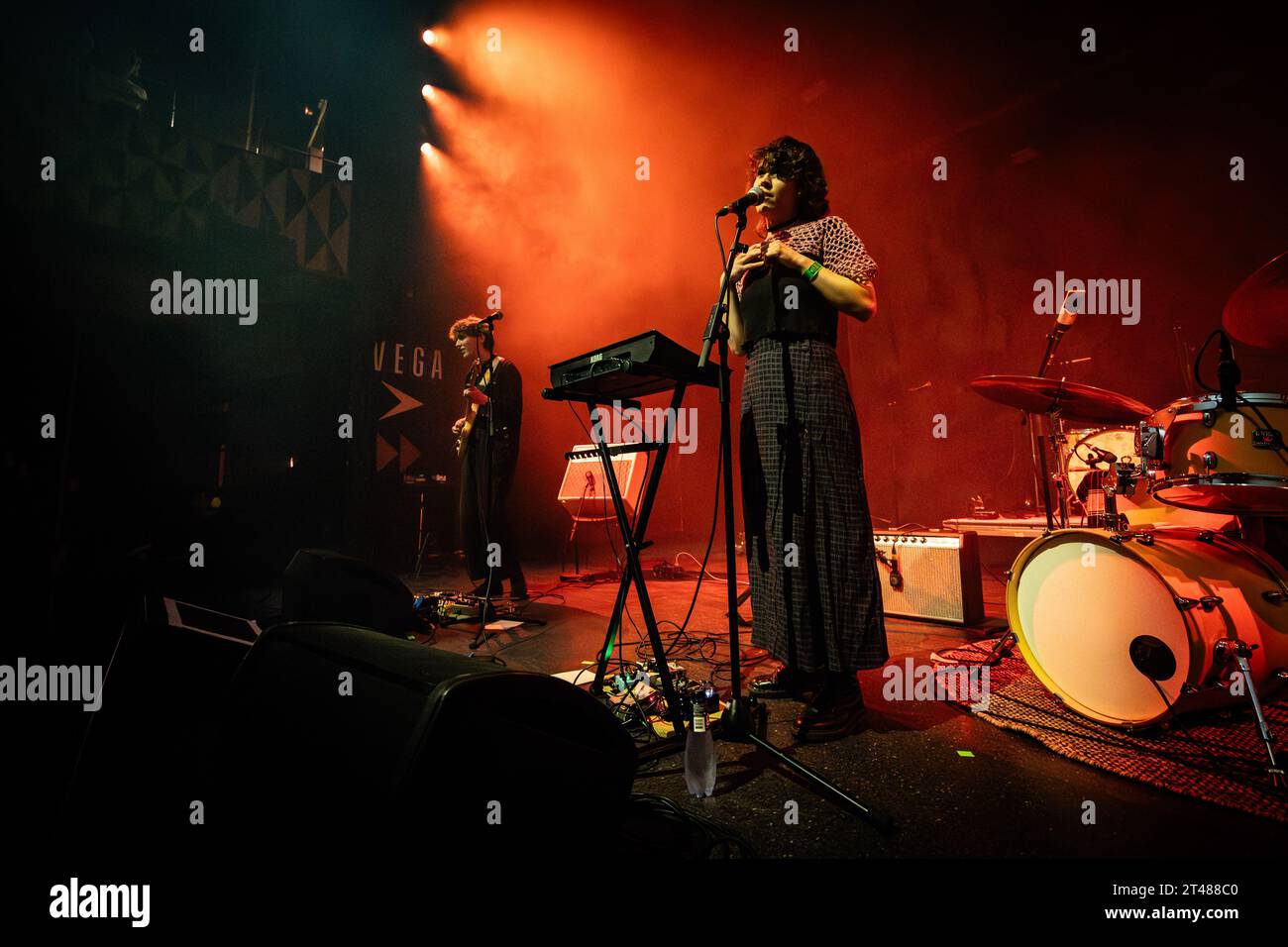 Copenhagen, Denmark. 28th Oct, 2023. The Swedish band Melby performs a ...