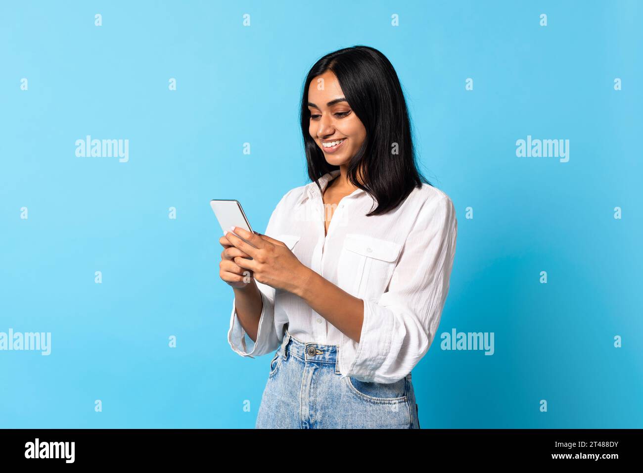 Indian scrolling hi-res stock photography and images - Alamy