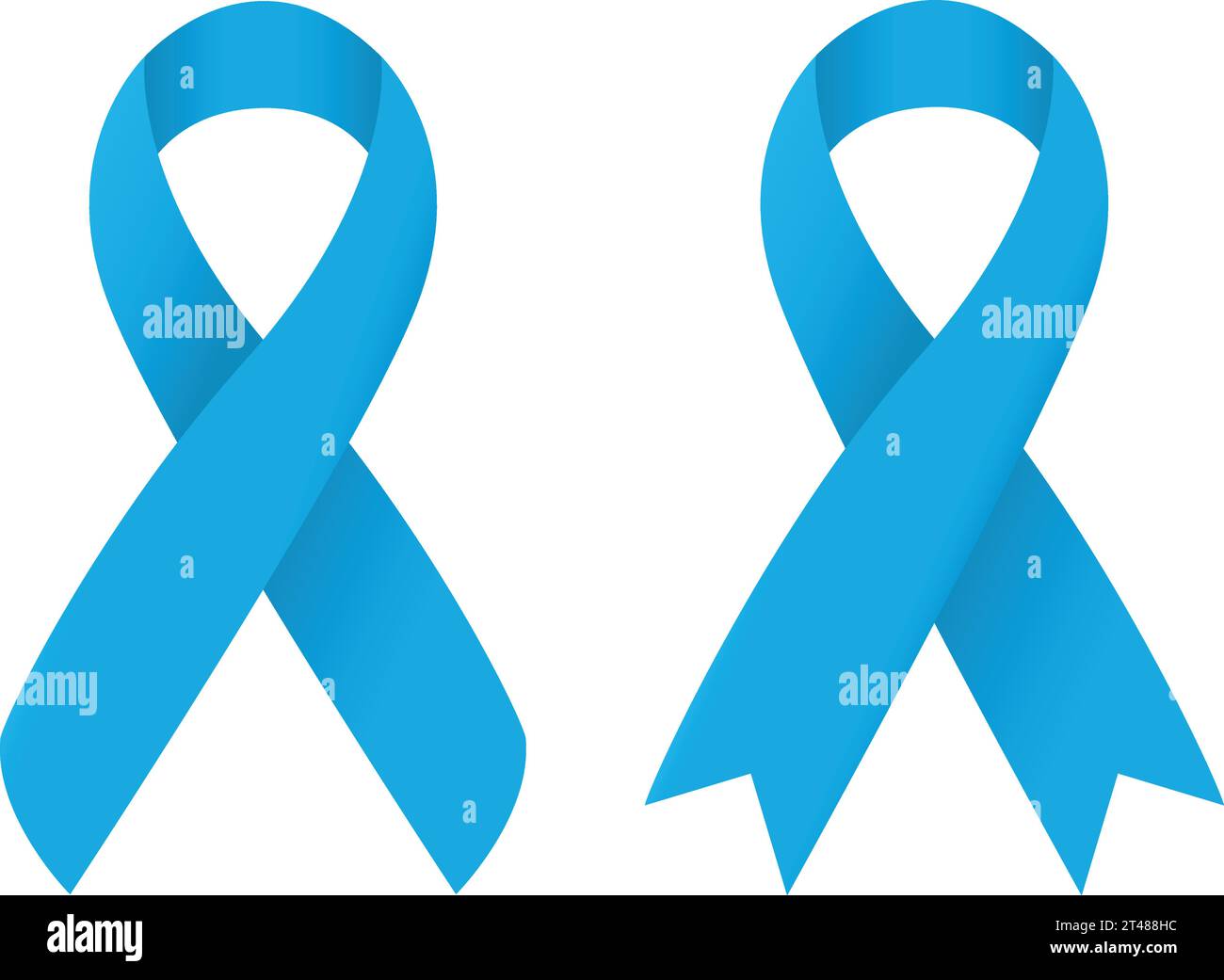 Prostate Cancer Awareness Ribbons Vector Set Stock Vector Image And Art