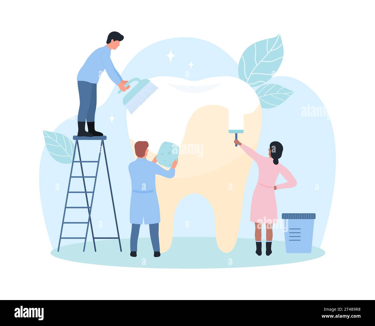 Denture sponge Stock Vector Images - Alamy