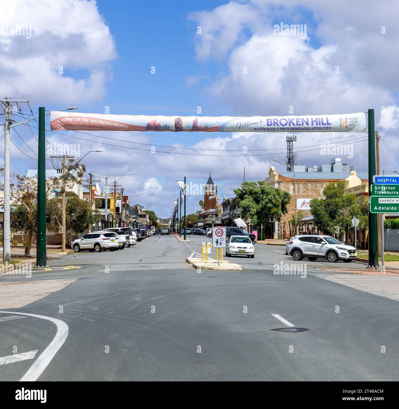 Argent Street is the main thoroughfare for restaurants and shopping of ...