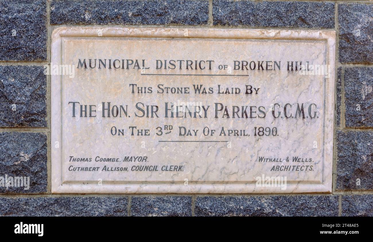 Broken hill sign australia hi-res stock photography and images - Alamy