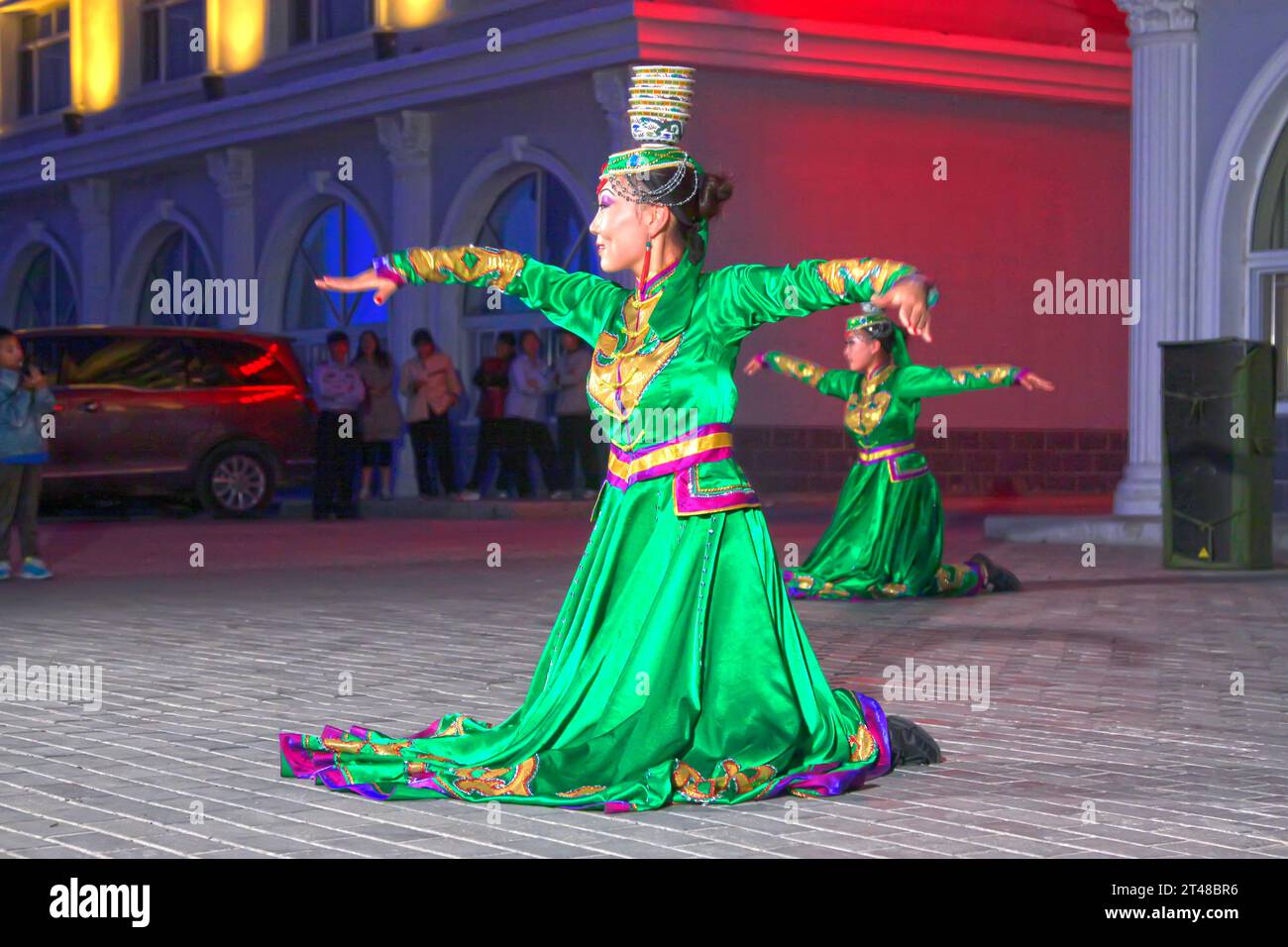 INNER MONGOLIA AUTONOMOUS REGION - JULY 18: Mongolian folk customs ...