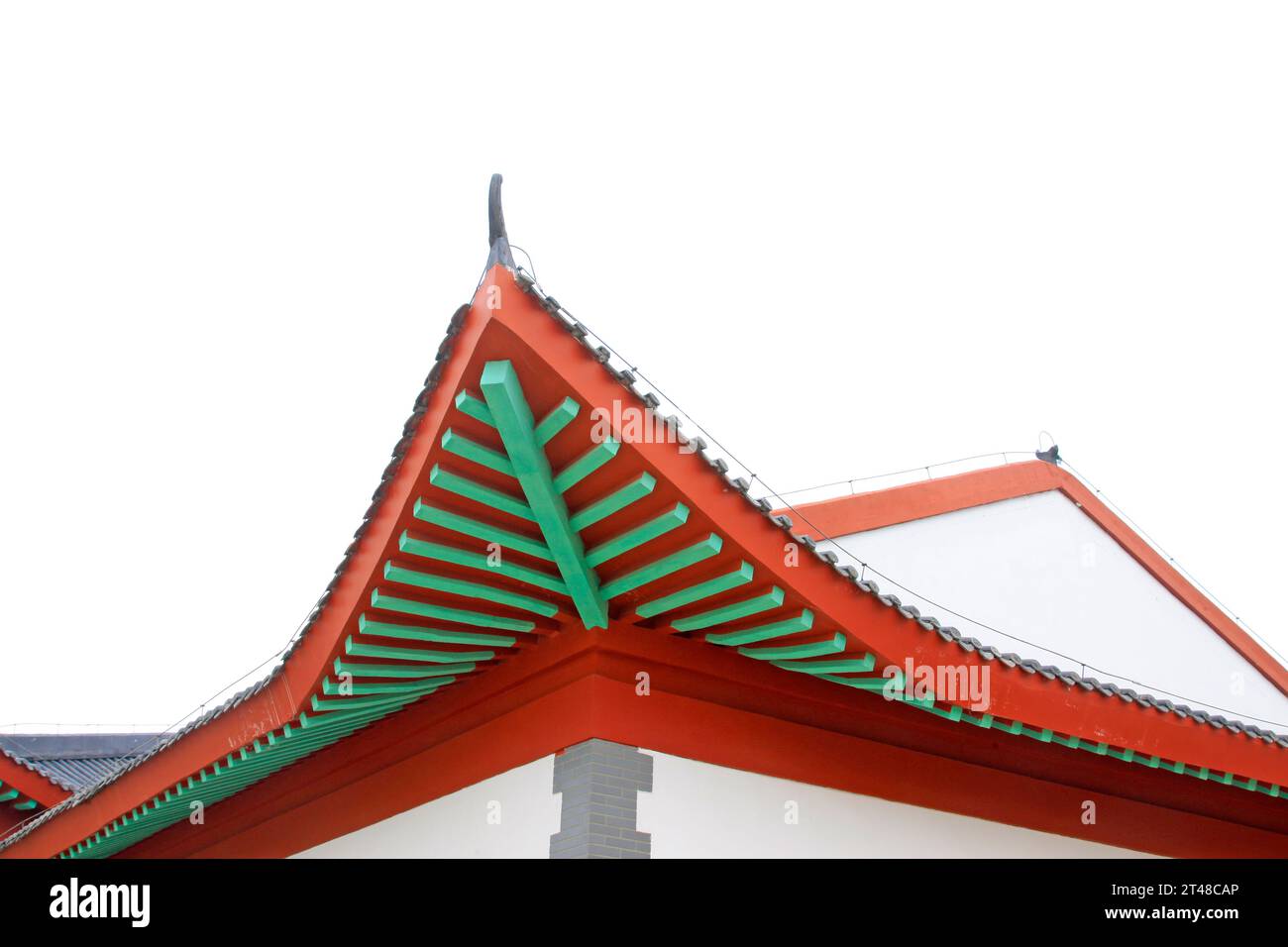 traditional Chinese style eaves, closeup of photo Stock Photo - Alamy