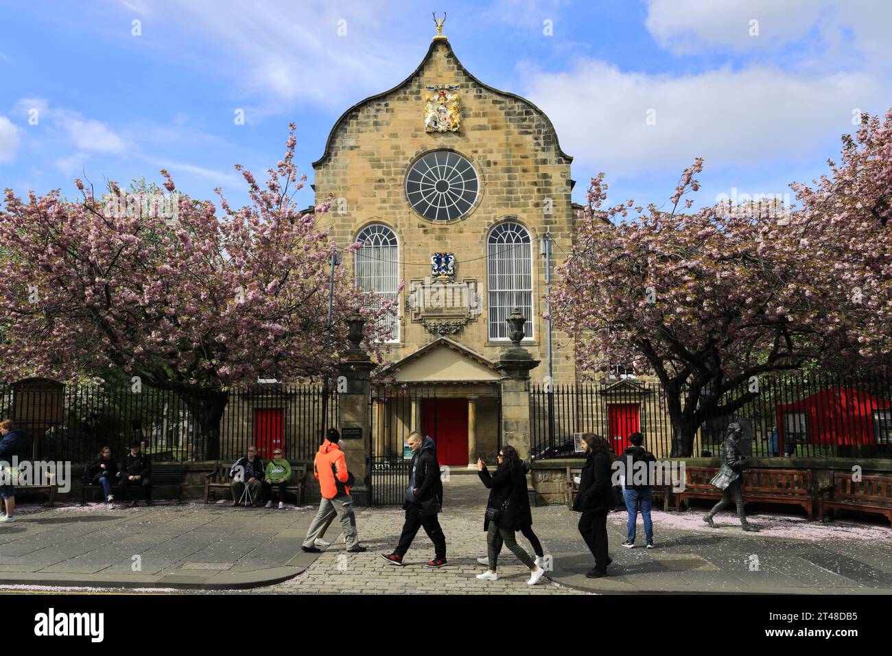 The Canongate church on the Royal Mile, Edinburgh City, Scotland, UK ...