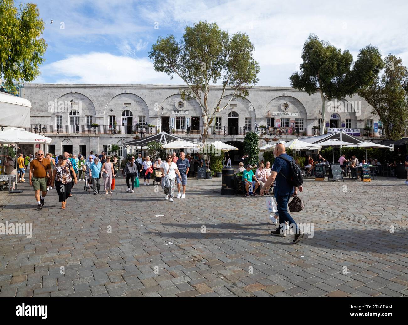 Town Centre square in Gibraltar Stock Photo - Alamy