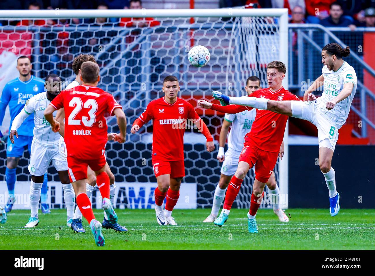 ENSCHEDE, NETHERLANDS - OCTOBER 29: Daan Rots (FC Twente) and Ramiz ...