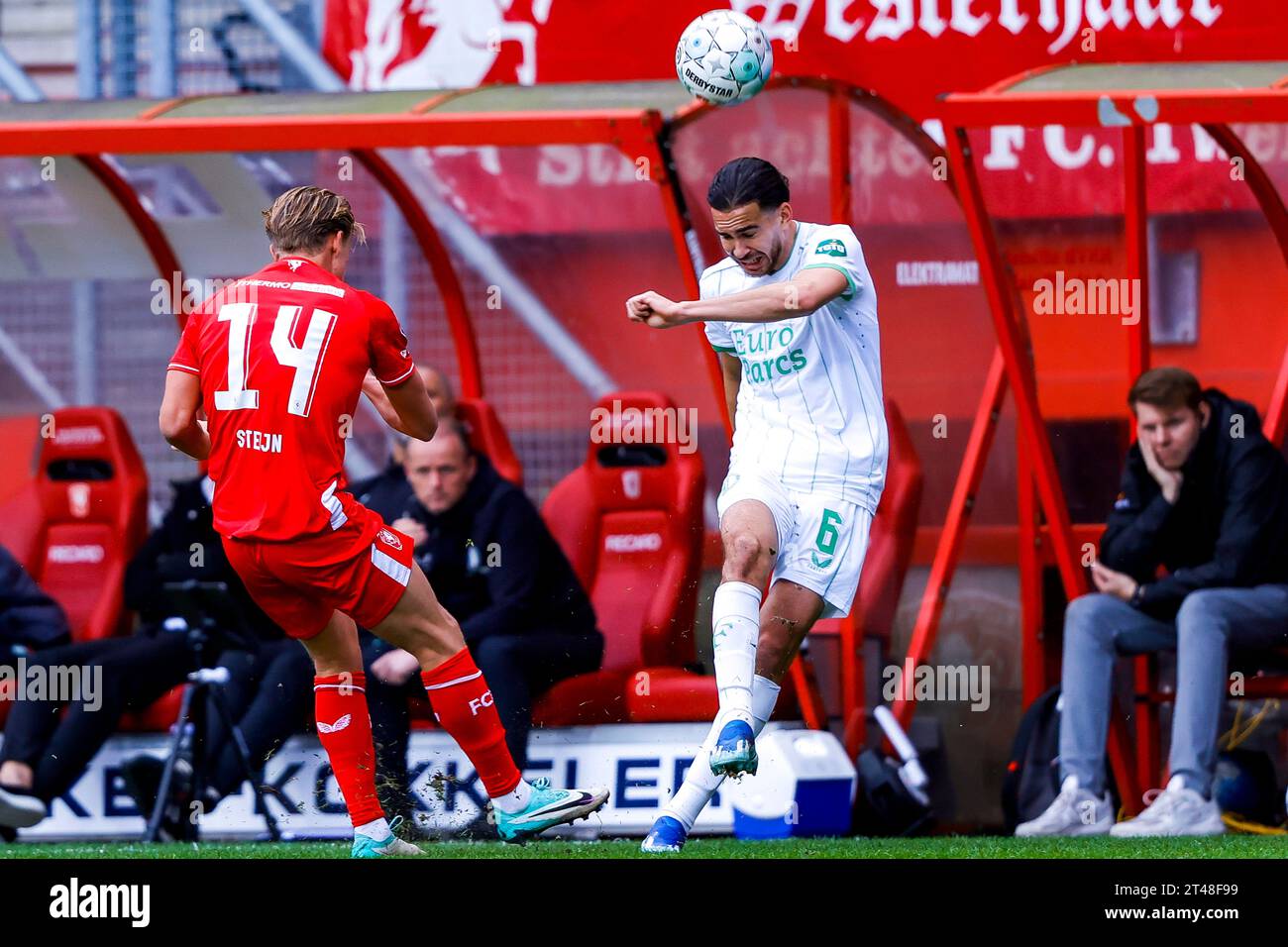 ENSCHEDE, NETHERLANDS - OCTOBER 29: Ramiz Zerrouki (Feyenoord Rotterdam ...
