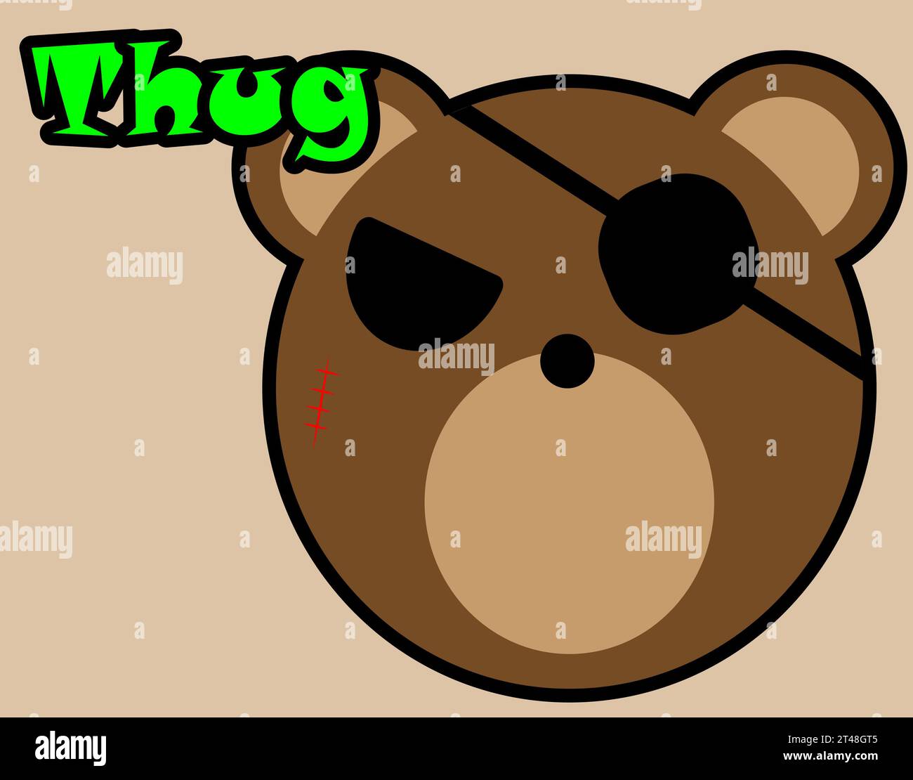 Cartoon sad bear hi-res stock photography and images - Alamy