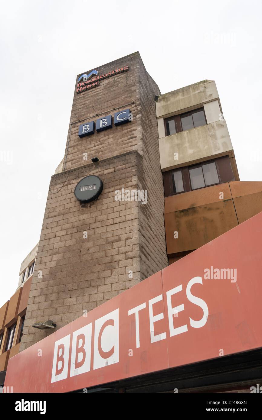 BBC Tees building in the town centre of Middlesbrough, UK Stock Photo ...