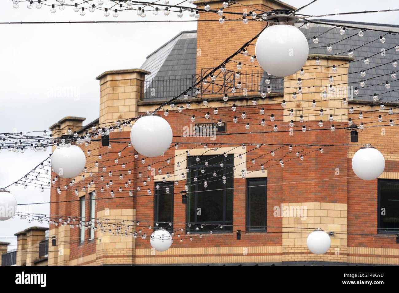 Captain Cook Square in the town centre of Middlesbrough, UK Stock Photo ...