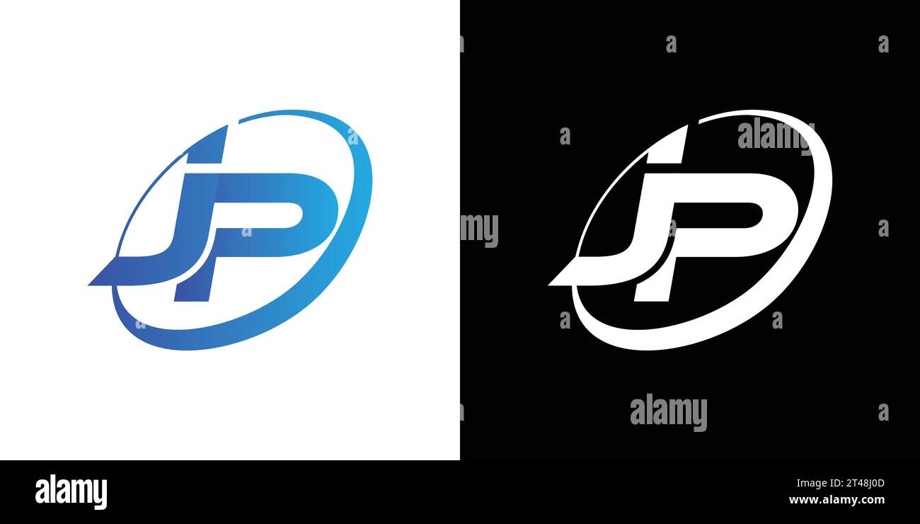 JP logo, JP Monogram, Initial JP Logo, Letter JP logo, Icon, Vector ...