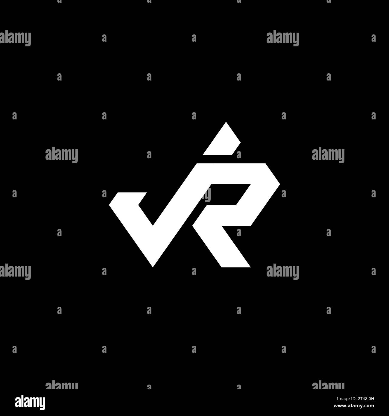 JR logo, JR Monogram, Initial JR Logo, Letter JR logo, Icon, Vector ...