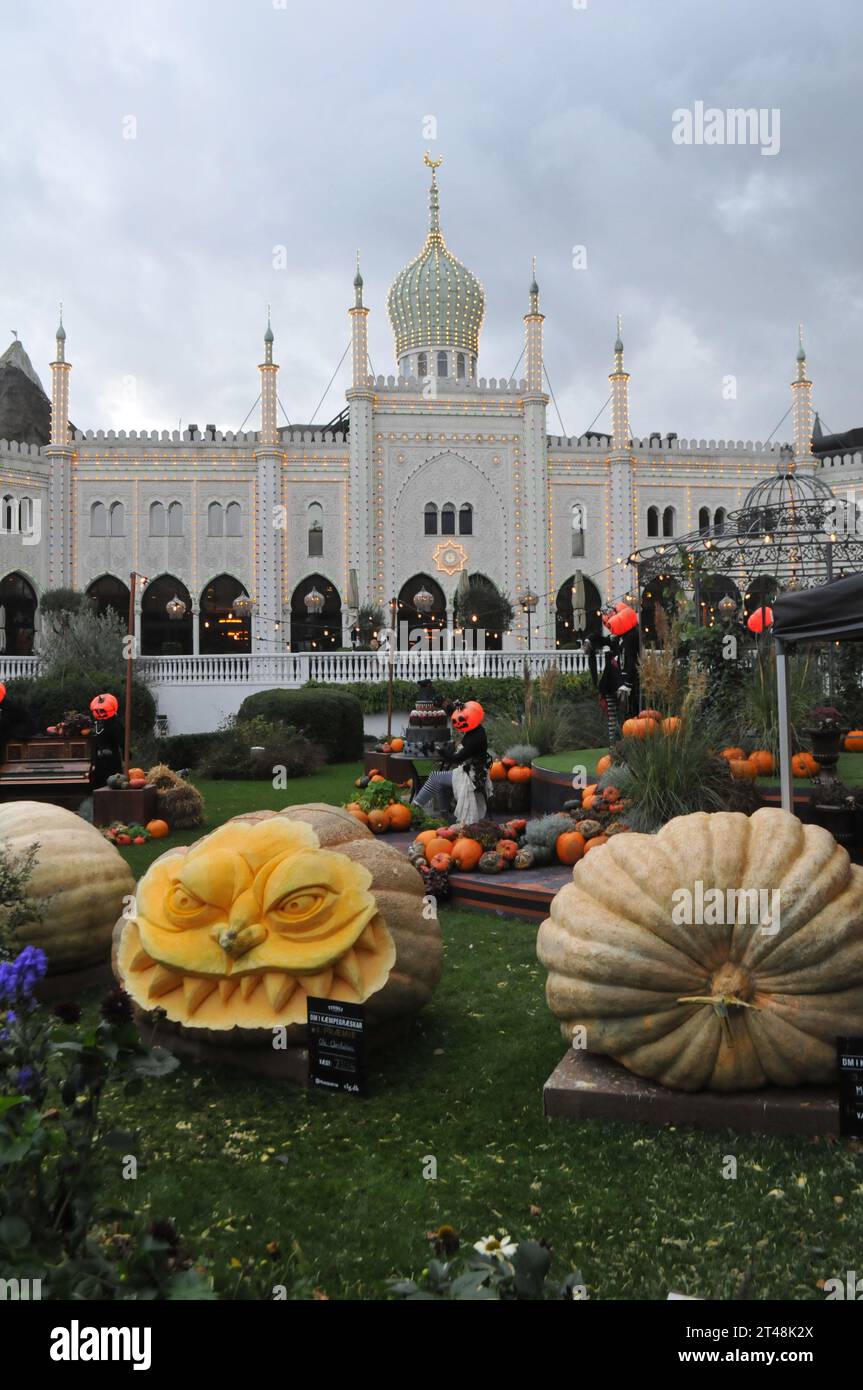 Copenhagen, Denmark /29 October. 2023/.Visitors for Halloween festival ...