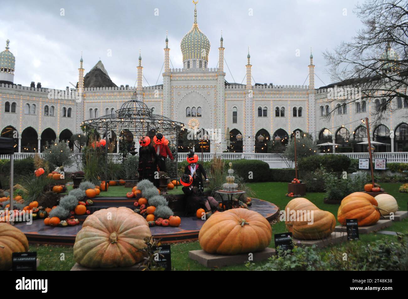 Copenhagen, Denmark /29 October. 2023/.Visitors for Halloween festival ...