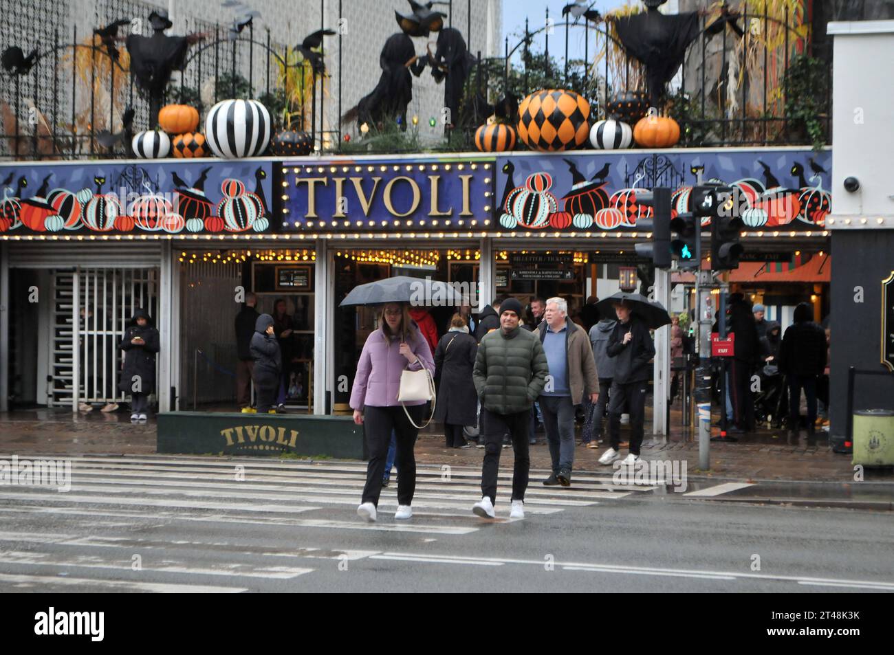 Copenhagen, Denmark /29 October. 2023/.Visitors for Halloween festival ...