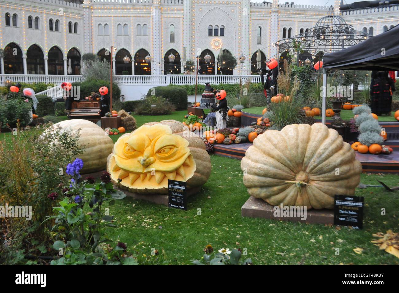 Copenhagen, Denmark /29 October. 2023/.Visitors for Halloween festival ...