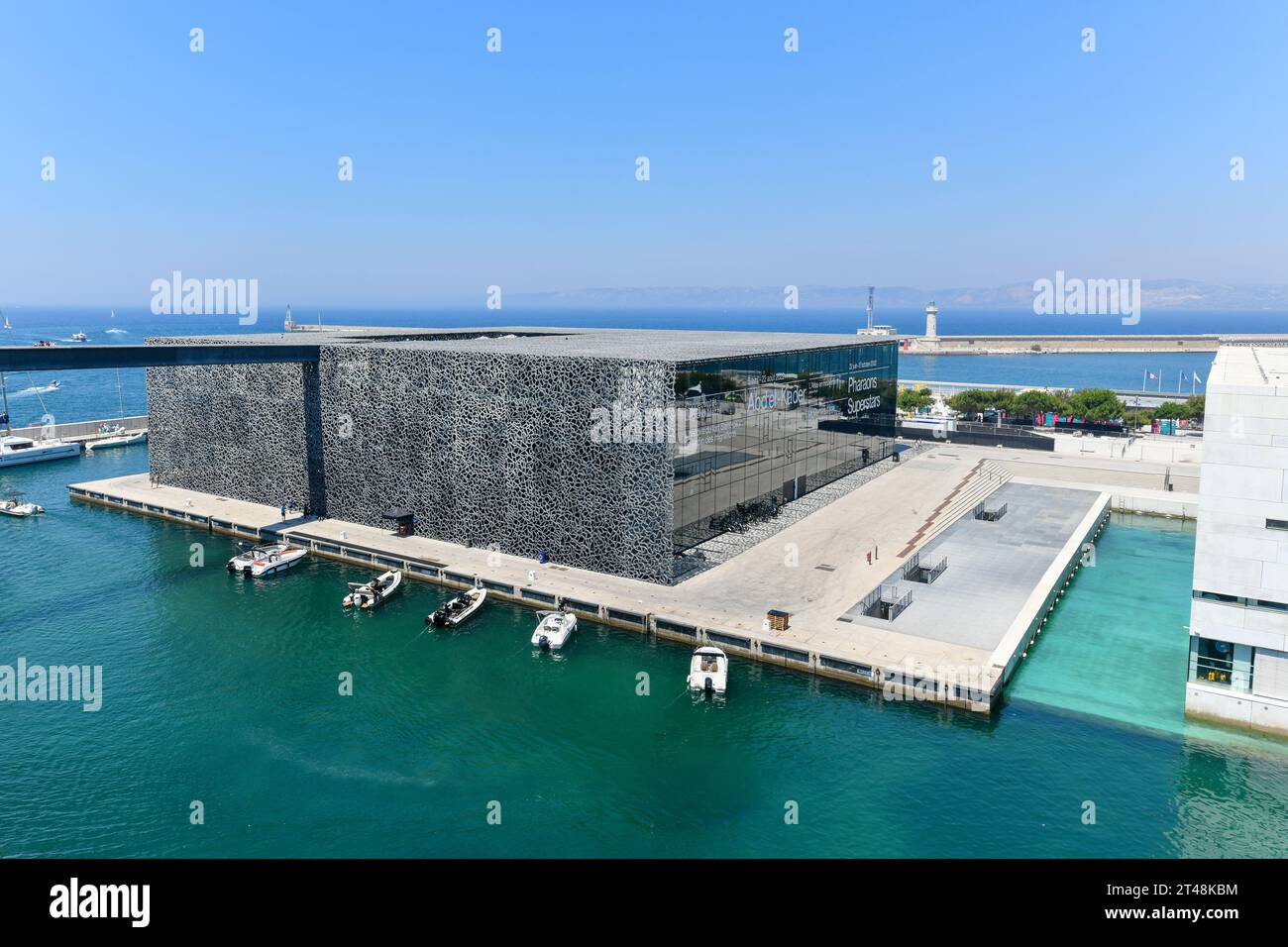 Mucem marseille aerial hi-res stock photography and images - Alamy