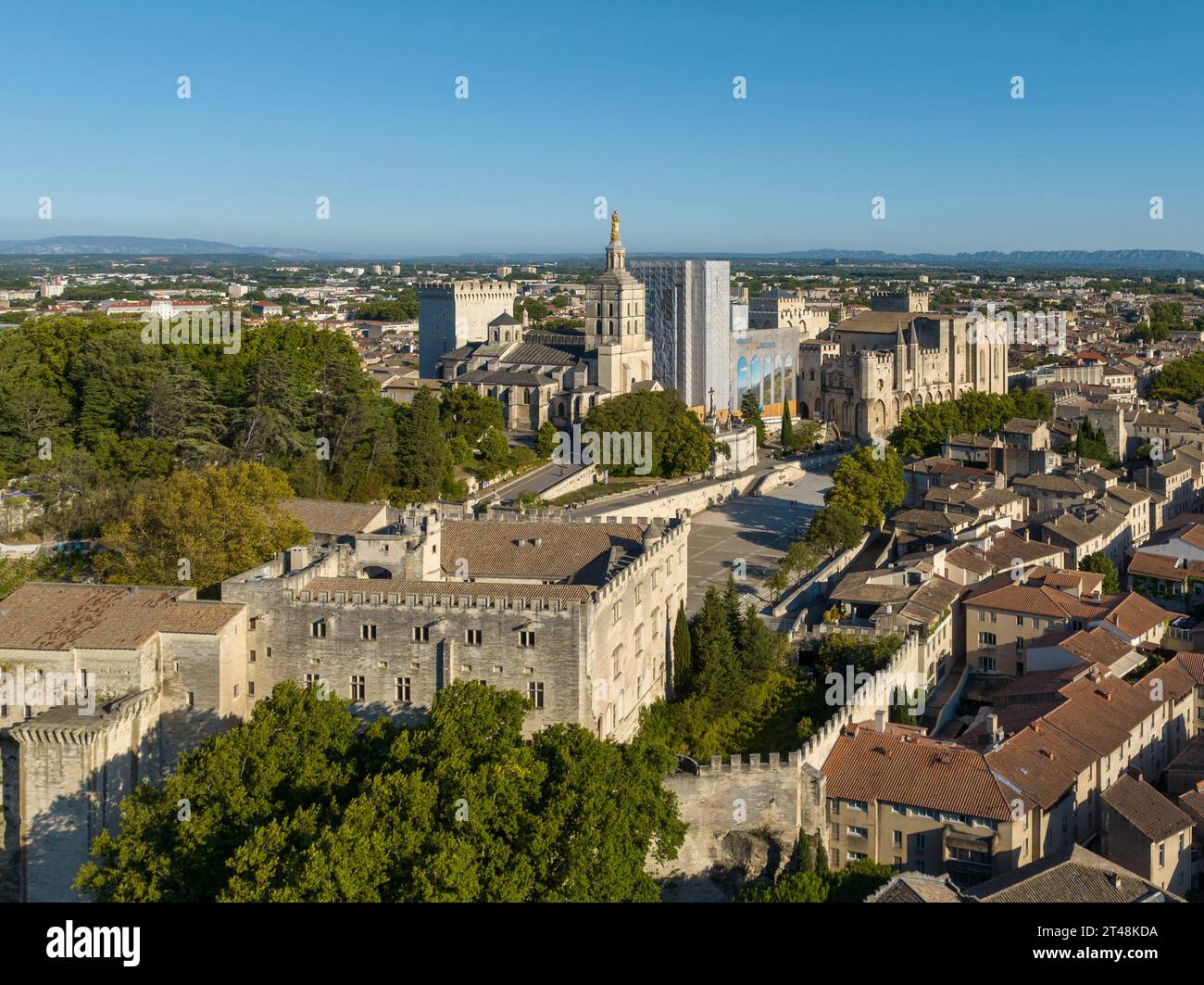 Avignon Cathedral is a Roman Catholic church located next to the Palais ...
