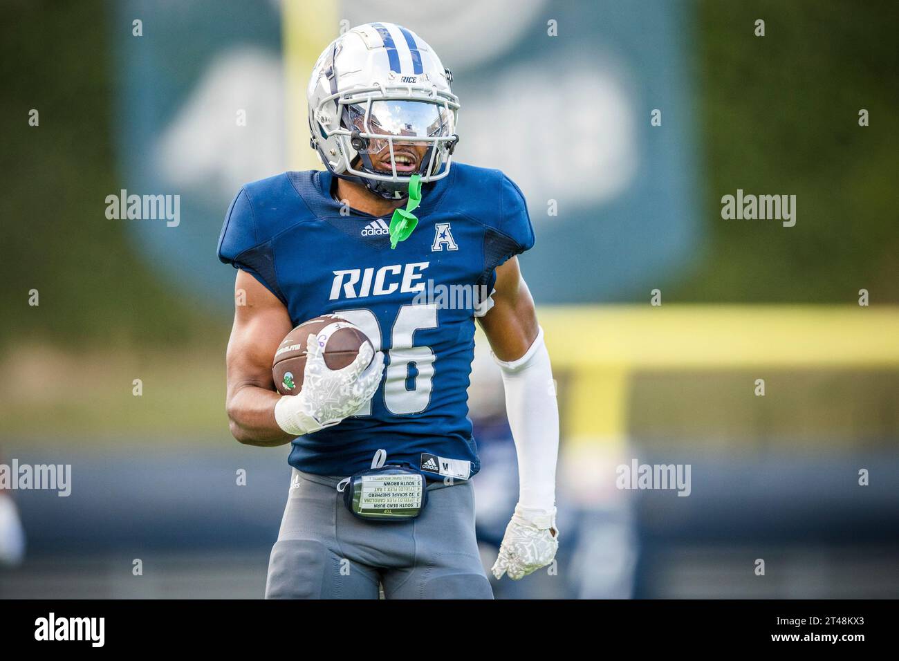 October 28, 2023: Rice Owls safety Gabriel Taylor (26) during the NCAA ...