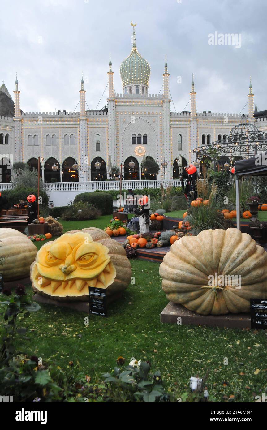 Copenhagen, Denmark /29 October. 2023/.Visitors for Halloween festival ...
