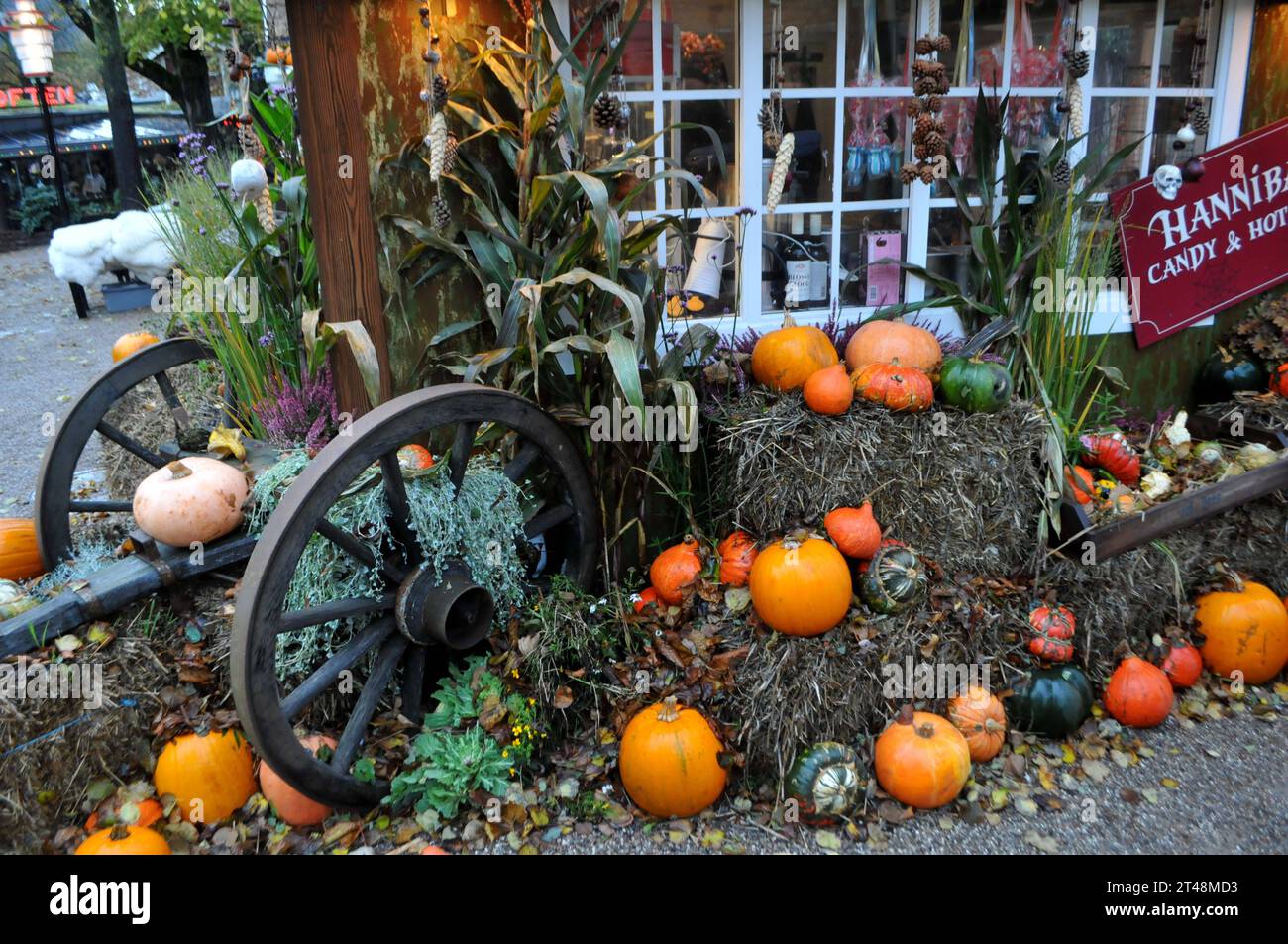 Copenhagen, Denmark /29 October. 2023/.Visitors for Halloween festival ...