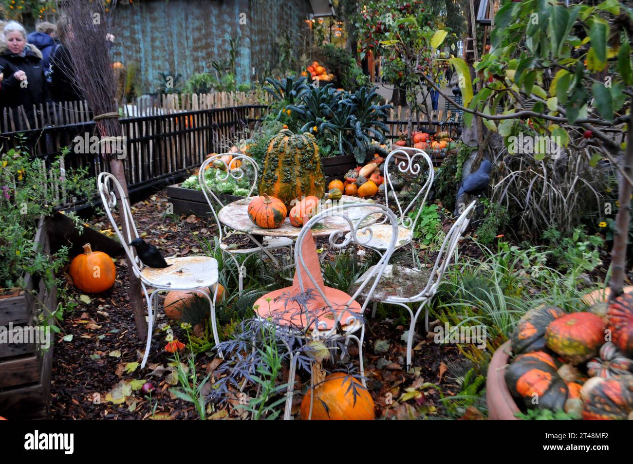Copenhagen, Denmark /29 October. 2023/.Visitors for Halloween festival ...