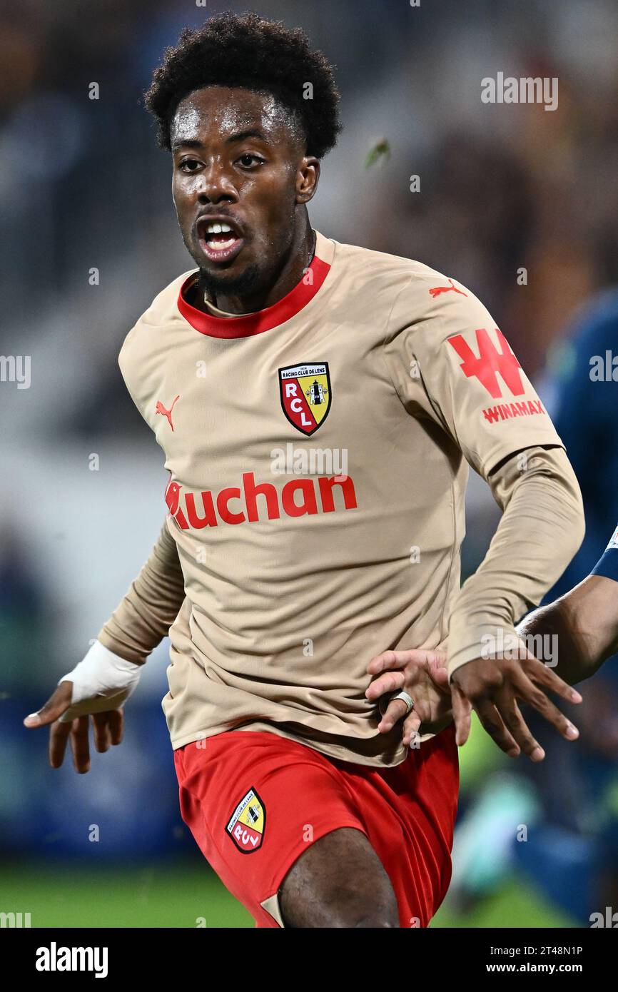 Elye Wahi of Racing Club Lens in UEFA Champions League match vs PSV ...