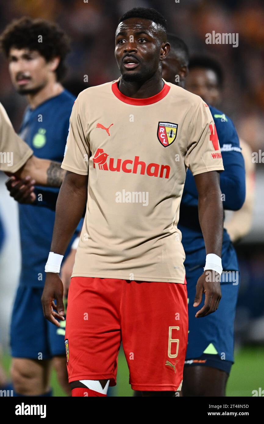 LENS, FRANCE - OCTOBER 24: Salis Abdul Samed of RC Lens during the UEFA ...